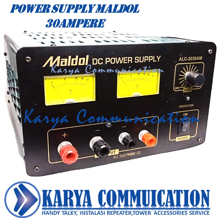 Jual Maldol 30A 12V Power Supply Trafo Radio Rig Rumah Kapal DC 12V 30A ...