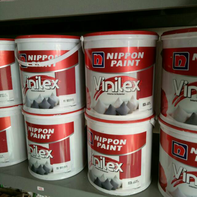 Jual Nippon Paint Vinilex 5 Kg Galon - Cat Tembok Interior & Exterior 5kg Warna Putih | Shopee ...