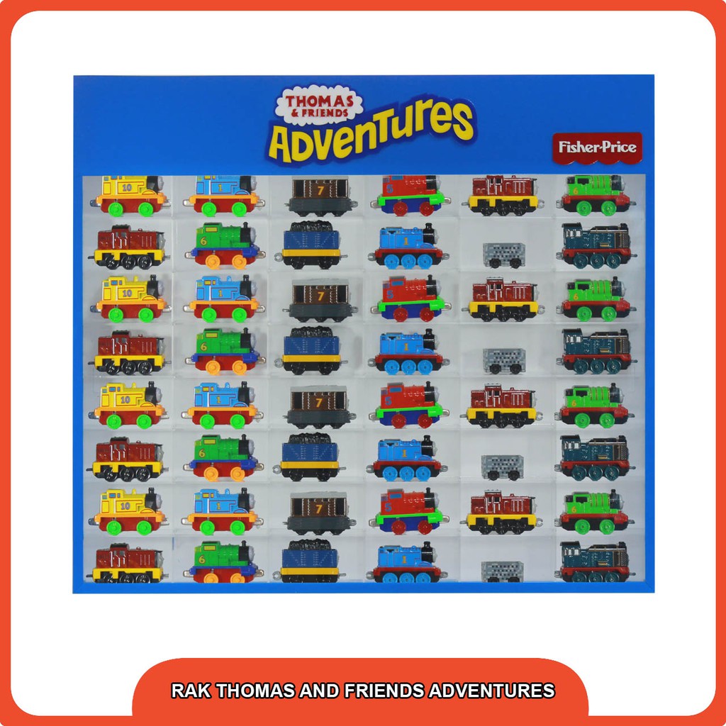 Jual Rak Thomas and Friends Akrilik Adventure Fisher Price isi 48 ...