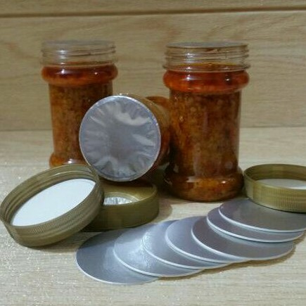 Jual 50pcs Seal Botol Sambal 51mm - Seal Lapis Kertas Bisa Pasang ...