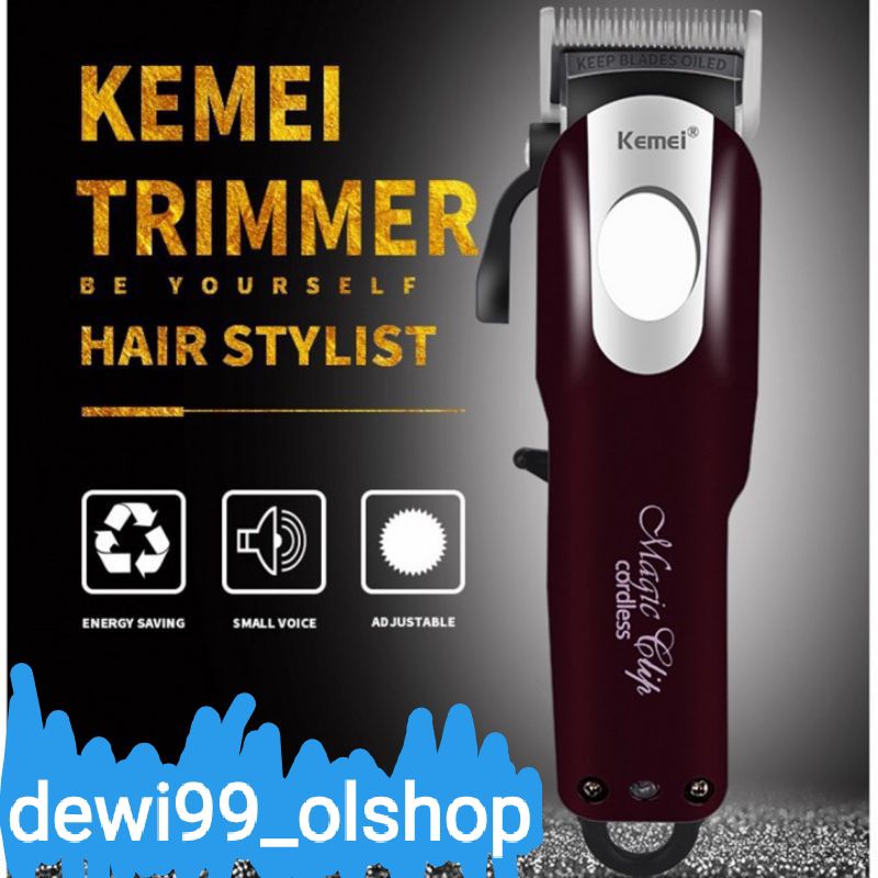 Jual Mesin Cukur Rambut Kemei KM 2600 Rechargeable Alat Potong Rambut ...