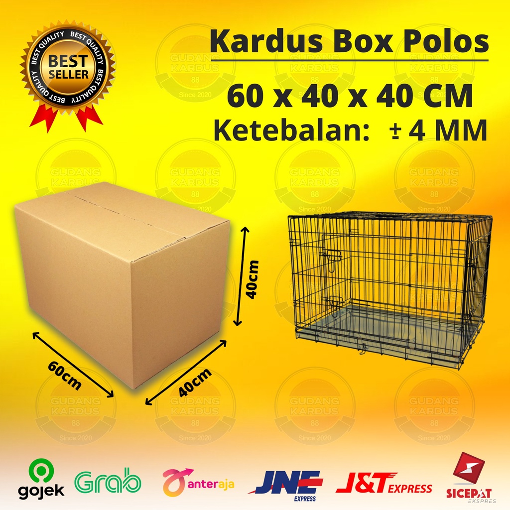 Jual Kardus Karton Box Besar 60x40x40 CM Dus Packing Packaging Pindahan ...