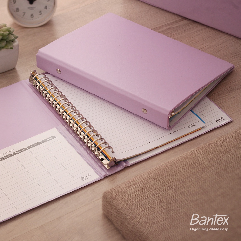 Jual Bantex Binder Note A5 20 Ring Besi Loose Leaf Multiring Binder ...