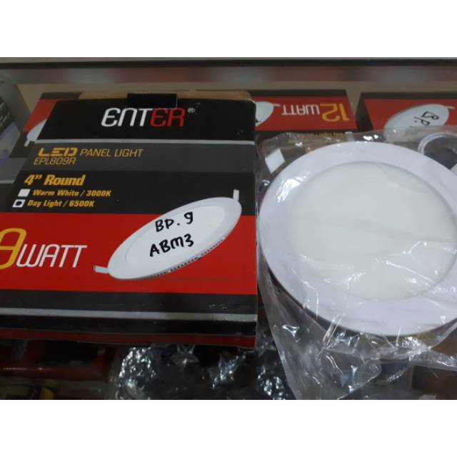 Jual ENTER LED PANEL LIGHT 9 WATT | Shopee Indonesia