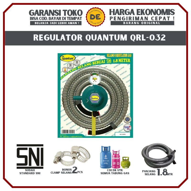 Jual Paket Selang Regulator Quantum QRL-042 Plus / QRL-032 / QRL-142 ...
