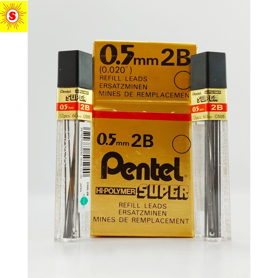 Jual REFILL ISI ULANG PENSIL MEKANIK ISI PENTEL 2B 0.5 ASLI | Shopee ...