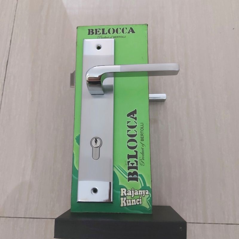 Jual BELOCCA Handle kunci pintu rumah Set besar Stainless FE370 ...