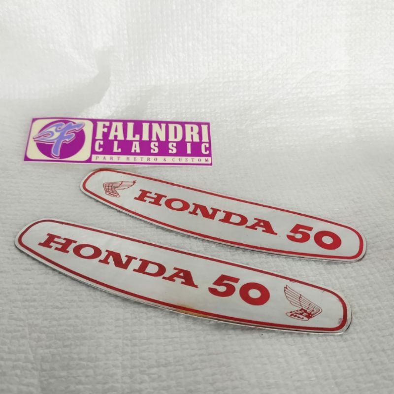 Jual emblem tangki honda c50 logo tangki hobda c50 pispot | Shopee ...