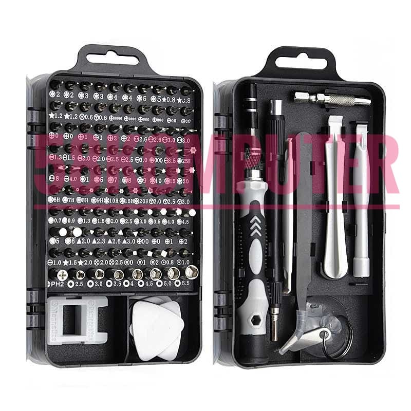 Jual Obeng Magnet Set Obeng Lengkap Obeng 1 Set Alat Servis Smartphone Jam Hp Laptop 115 In 1 ...