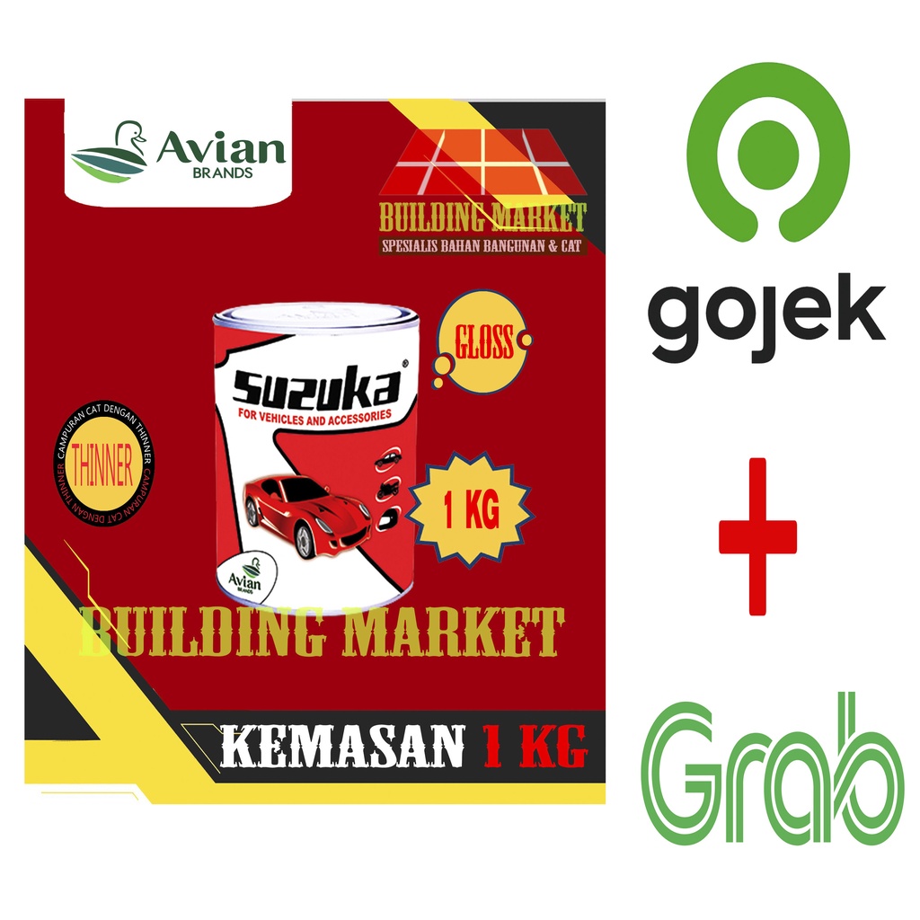 Jual CAT AVIAN BRANDS DUKO CAT DUCO SUZUKA OTOMOTIF VEHICLES 1 KG ...