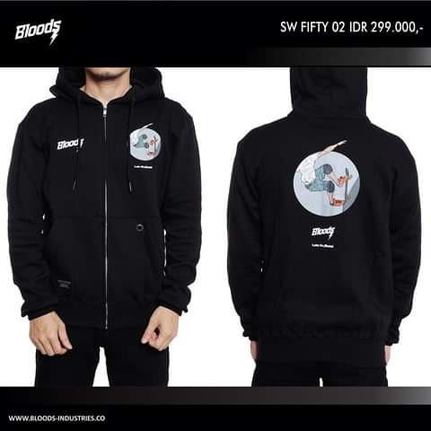 Jual Jaket / Sweater / Hoodie / Distro Bandung BLOODS (100% Asli ...