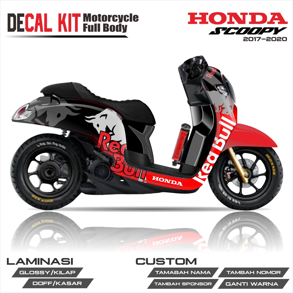 Jual Decal Scoopy New 2017 - Decal Sticker Fullbody Honda Scoopy New ...