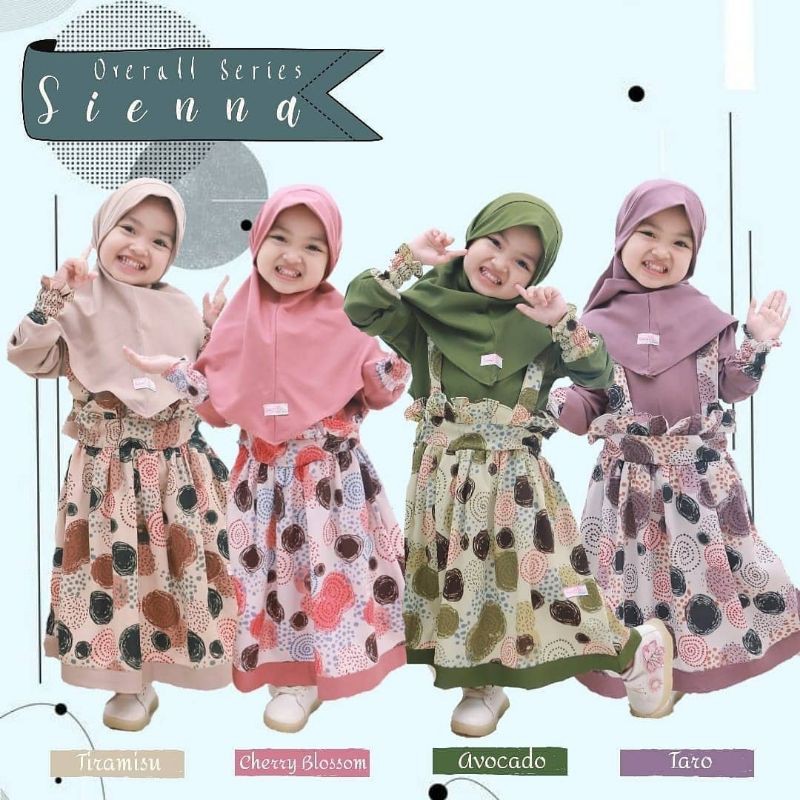Jual GAMIS OVERALL SIENNA KAAFFAH (GOSK) | Shopee Indonesia