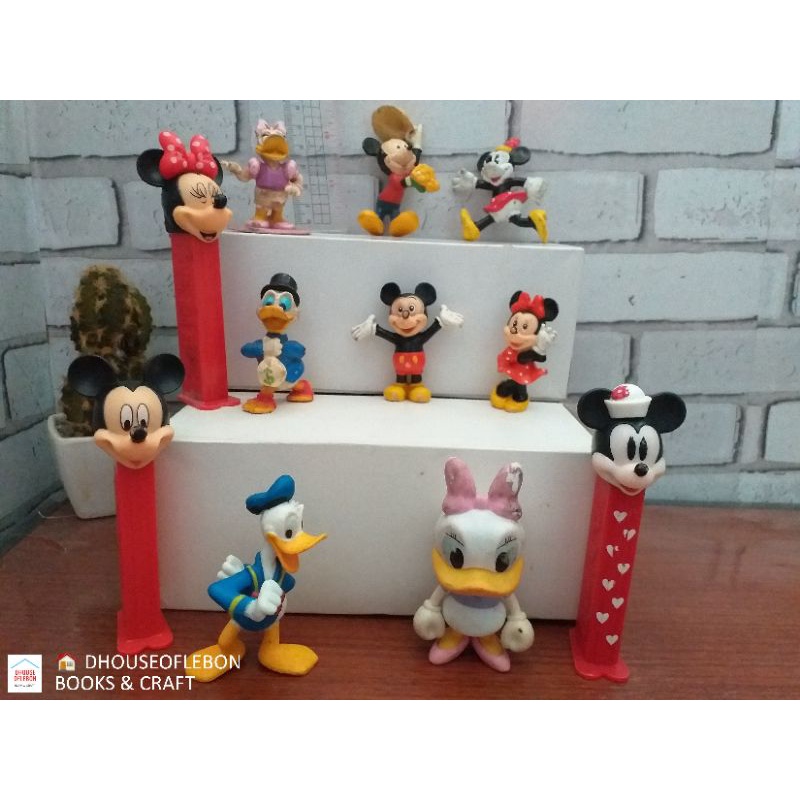 Jual Mainan happy meal Mcd Mcdonalds Mickey Minnie mouse Donald Dessy ...