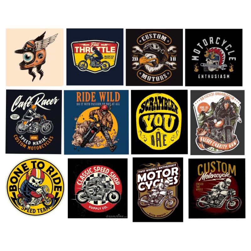 Jual stiker motor custom - stiker motor japstyle bobber - stiker ...