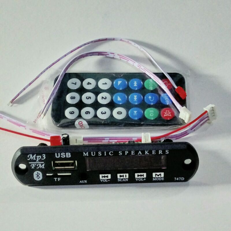 Jual Module MP3 Bluetooth stereo plus remot 12v/5A | Shopee Indonesia
