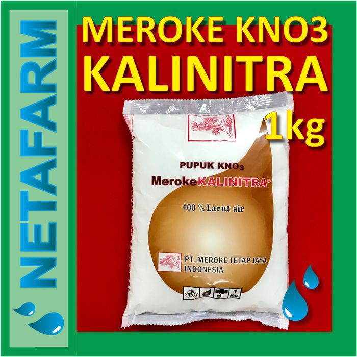 Jual Pupuk MEROKE KNO3 KALINITRA 1 kg Kemasan Original Pabrik ~ pk540 ...