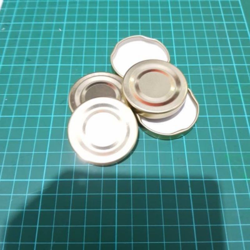 Jual / 10 ( SEPULUH ) 48 mm TUTUPAN BOTOL Tutup Botol Silinder 120 ml ...