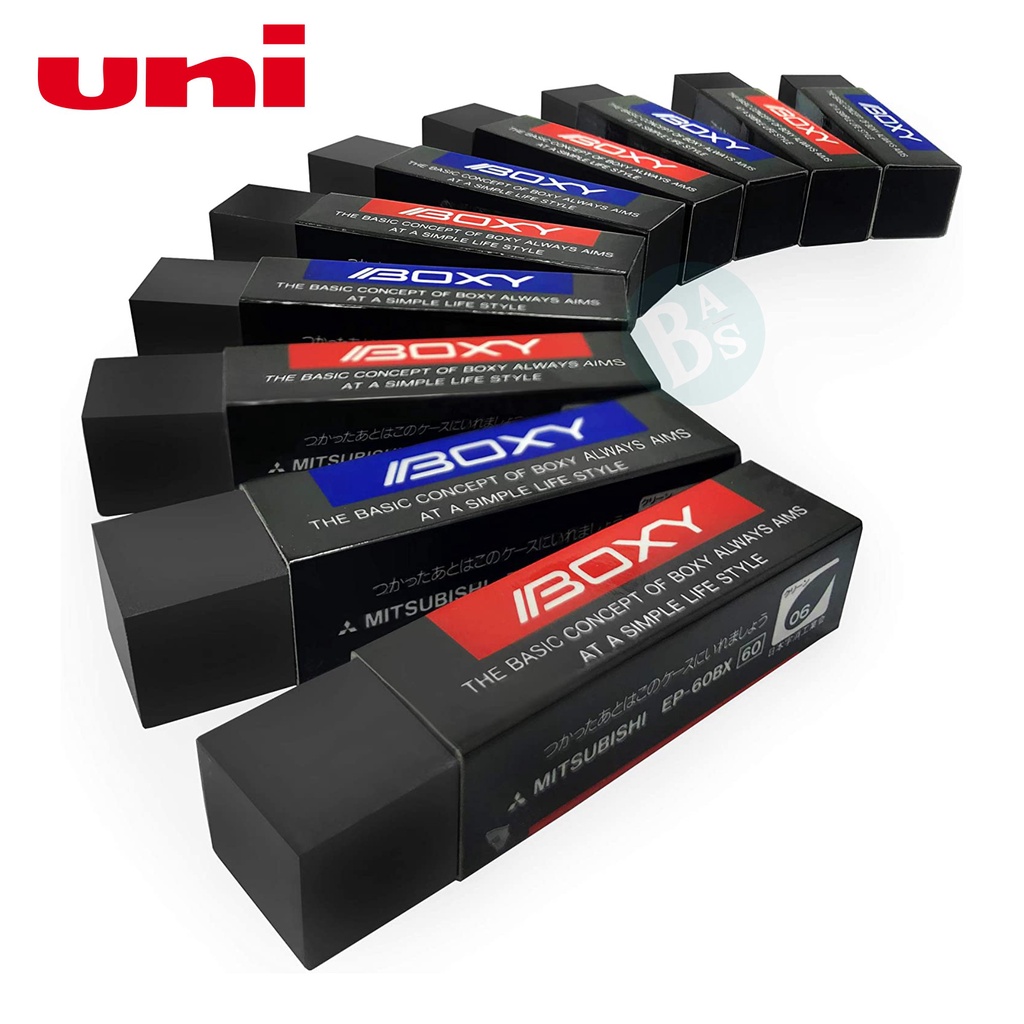 Jual Uni Mitsubishi/ Boxy Artist Eraser EP-100 BX / EP-60 BX | Shopee ...