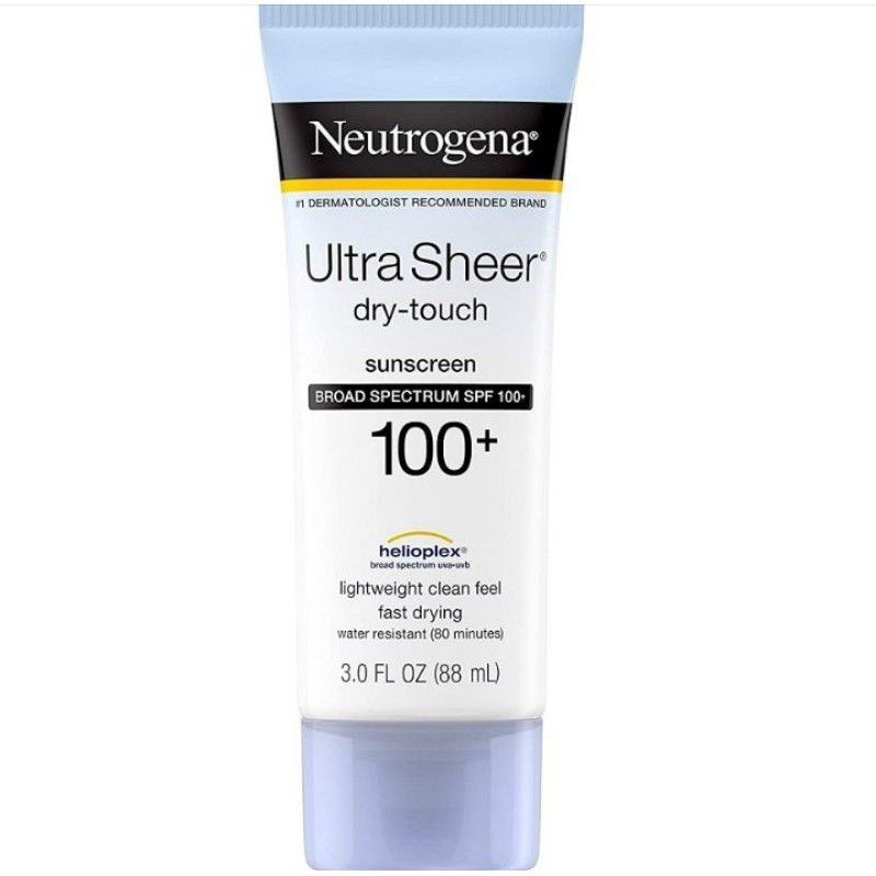 Jual Neutrogena Ultra Sheer Dry touch Sunscreen Spf100+ 88ml | Shopee ...