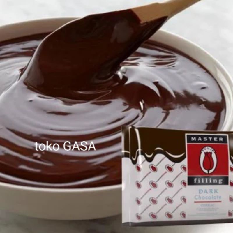 Jual TULIP COKLAT FILLING / SELAI COKELAT ISIAN TULIPS repack 250gr ...