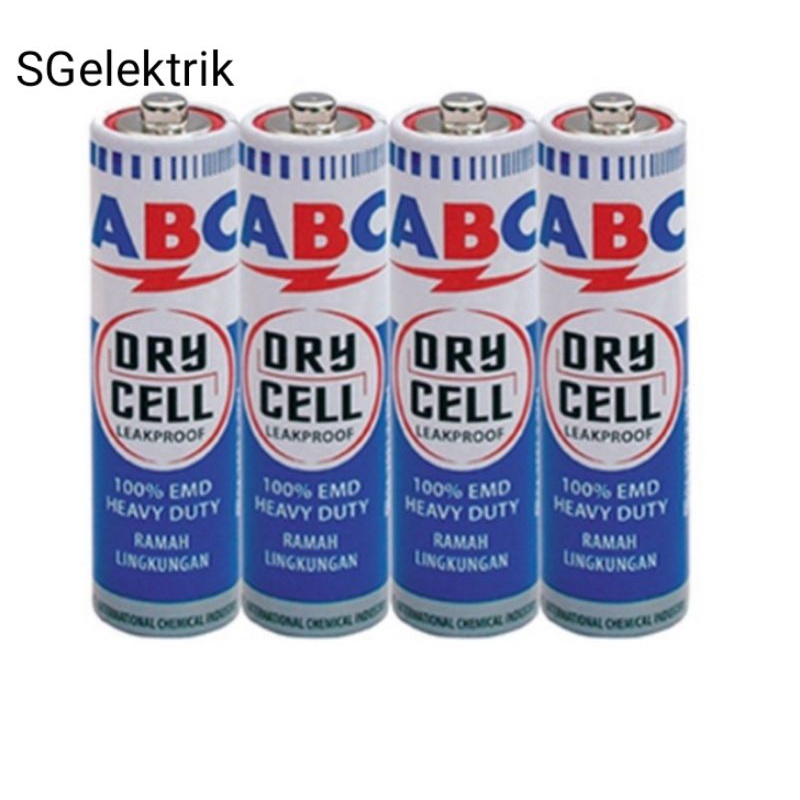 Jual Batre ABC AA isi 4pcs | Shopee Indonesia