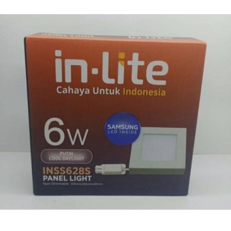 Jual LED PANEL INLITE IN LITE 6W 6 W WATT KOTAK OUTBOW INSS628S OUTBOW ...