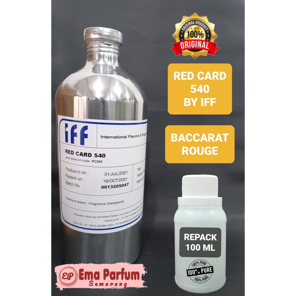 Jual (100 GR REPACK) RED CARD IFF REPACK 100 GR. RED CARD 540 BY IFF ...