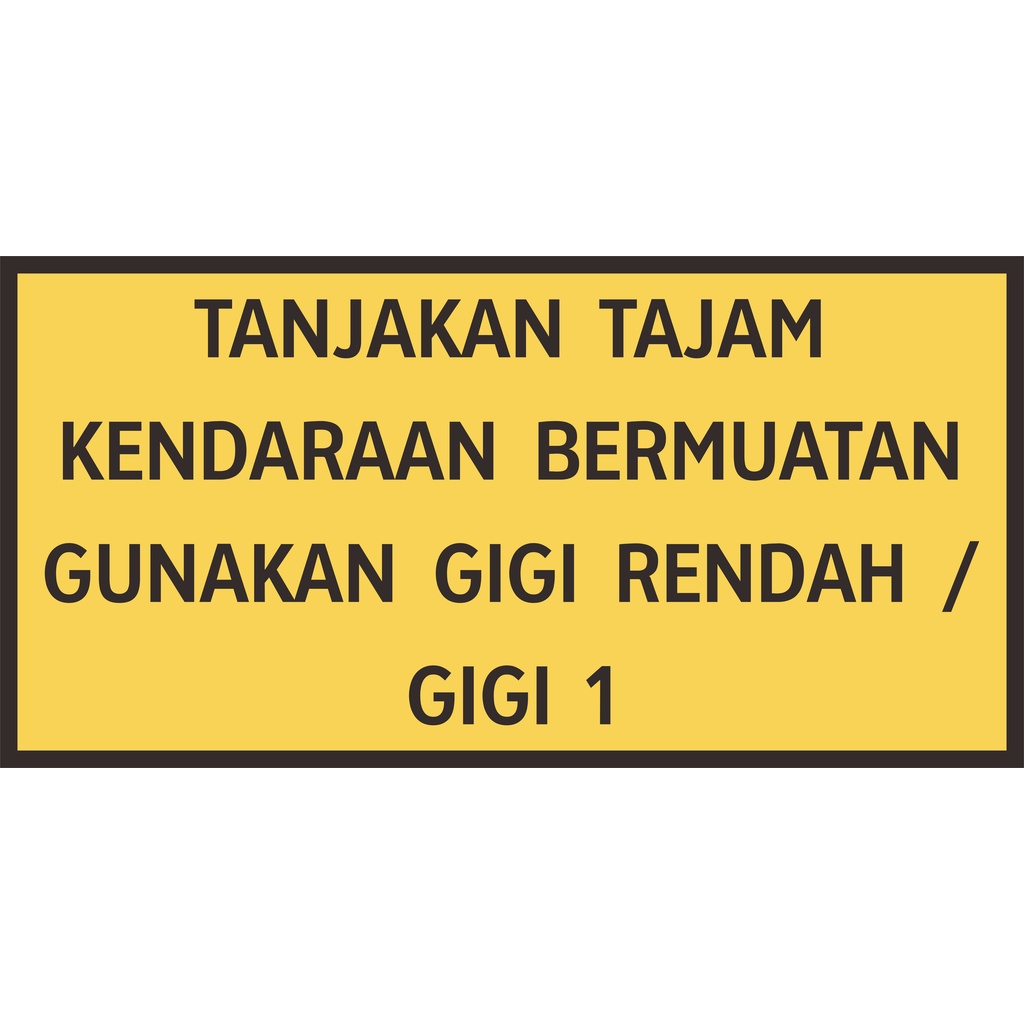 Jual kastem custom Rambu Peringatan / Sign board / Rambu Rambu Lalu ...