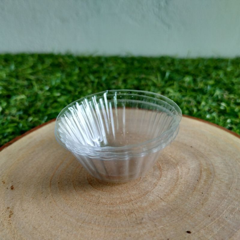 Jual [2pack] Mika Plastik / Mika Cup Kue Kecil / Mika Cup Roti Kue ...