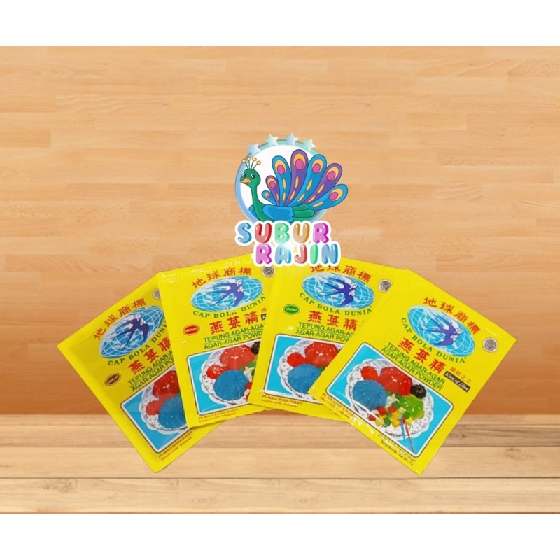 Jual Agar agar swallow cap wallet / bola dunia per sachet 7gr | Shopee ...