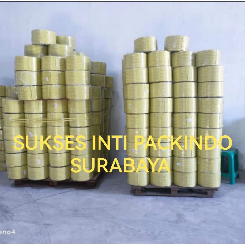 Jual TALI STRAPPING BAND 15mm x 8 kg kuning semiautomatic ato Gasper ...