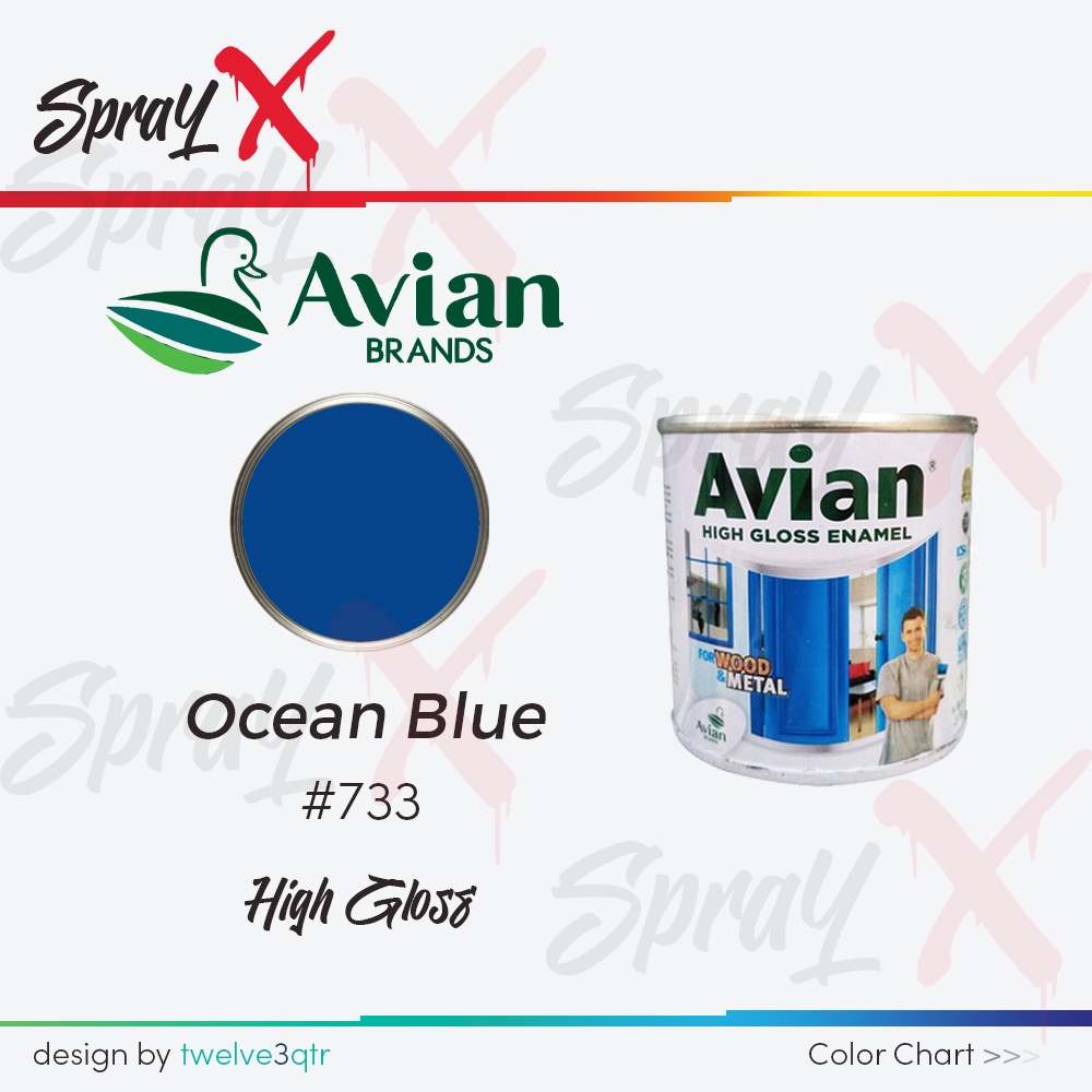 Jual AVIAN CAT MINYAK OCEAN BLUE 733 / BIRU TUA #733 100CC - CAT KAYU ...