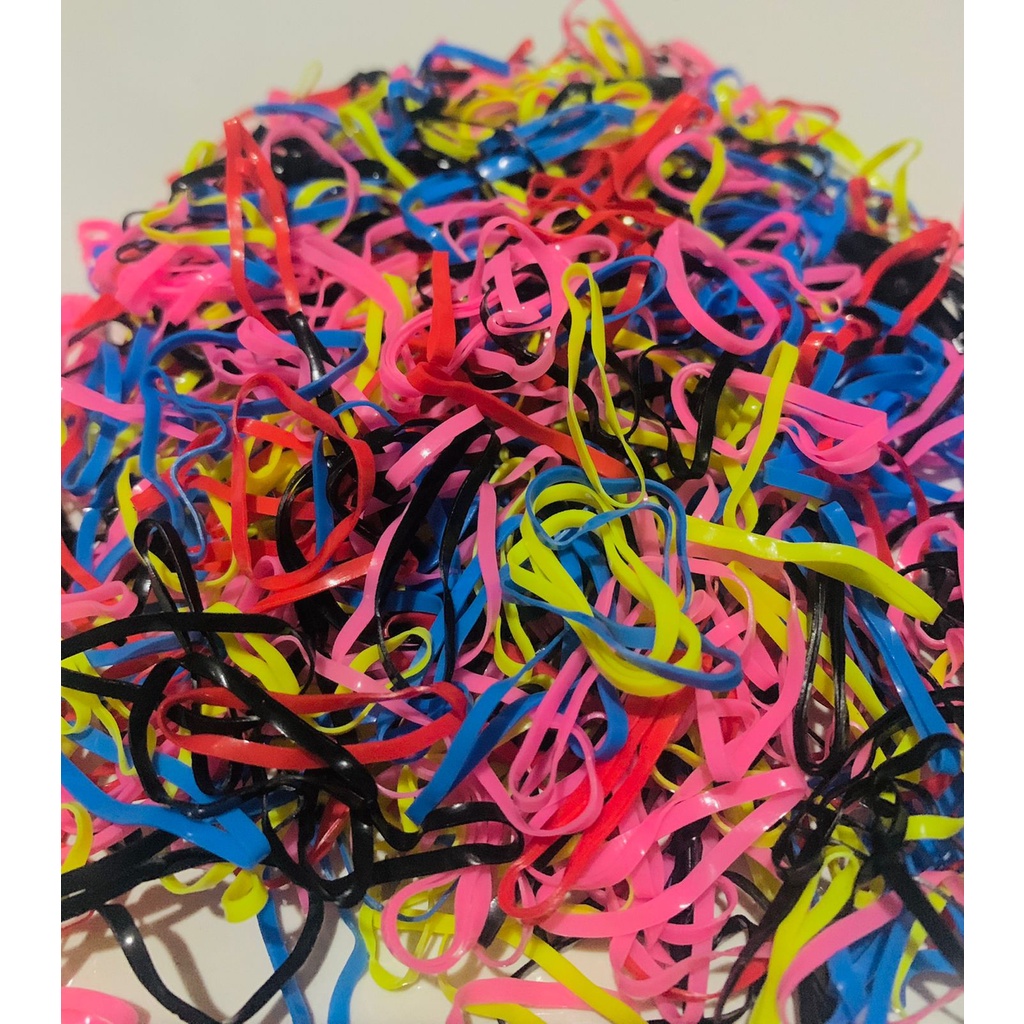 Jual Karet Jepang / Karet Rambut / Ikat Rambut Karet Jepang - 1000Pcs ...