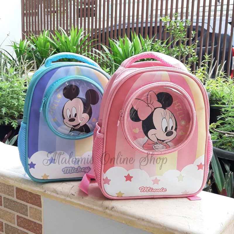 Jual Tas sekolah anak mickey dan Minnie mouse Tk dan sd | Shopee Indonesia