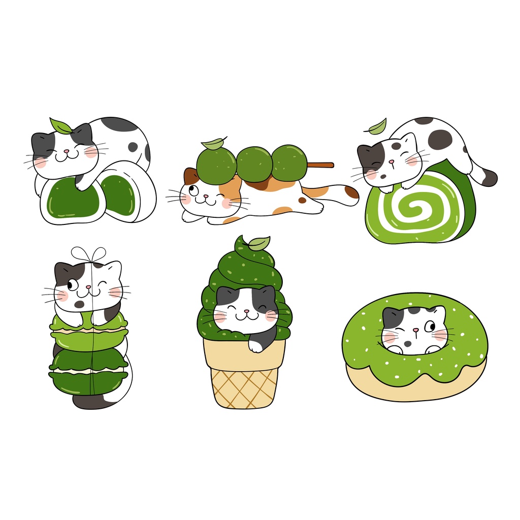 Jual Sticker Cat kucing travel cute cat hijab aesthetic / sticker ...