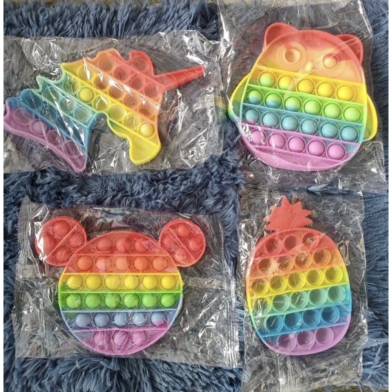 Jual Pop it ukuran kecil/ Pop It mini / pop it rainbow (1pcs/ SNI ...
