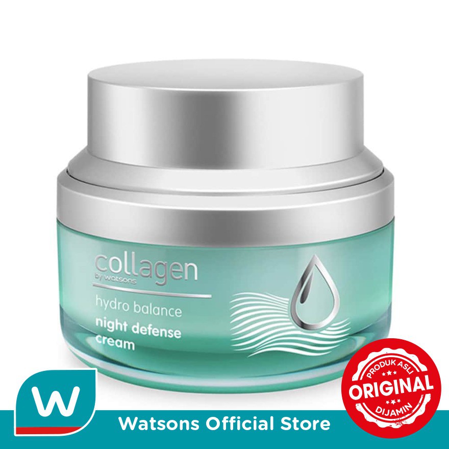 Jual Collagen By Watsons Hydro Balance Night Defense Cream 50mL ...