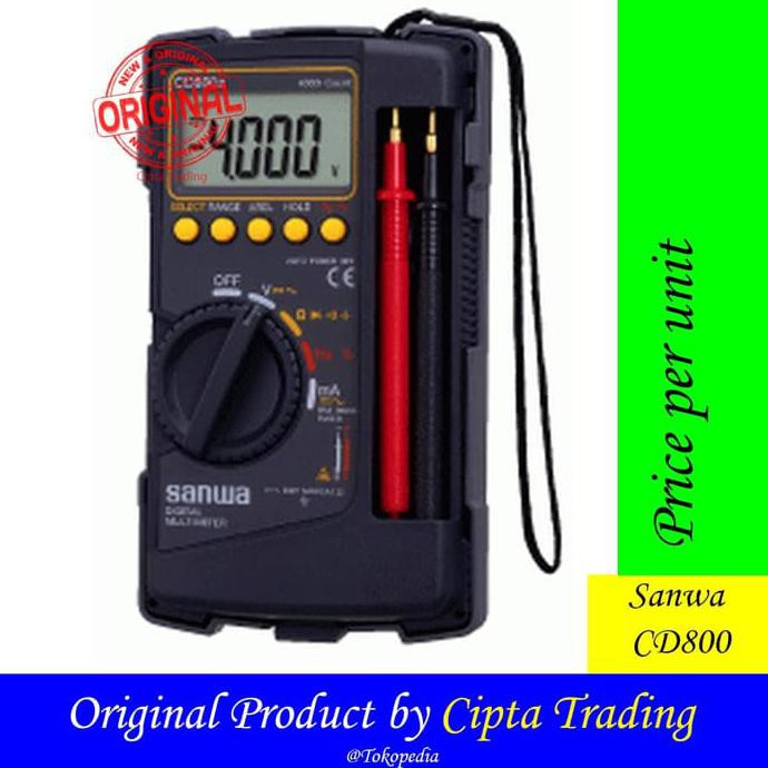 Jual Sanwa Digital Multimeter CD800a | Shopee Indonesia