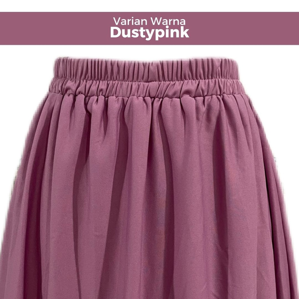 Jual ROK POLOS WANITA / BASIC SKIRT / ROK WANITA / ROK MUSLIMAH ( 100% ...