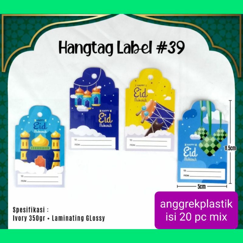 Jual hang tag lebaran (20 pc) | Shopee Indonesia