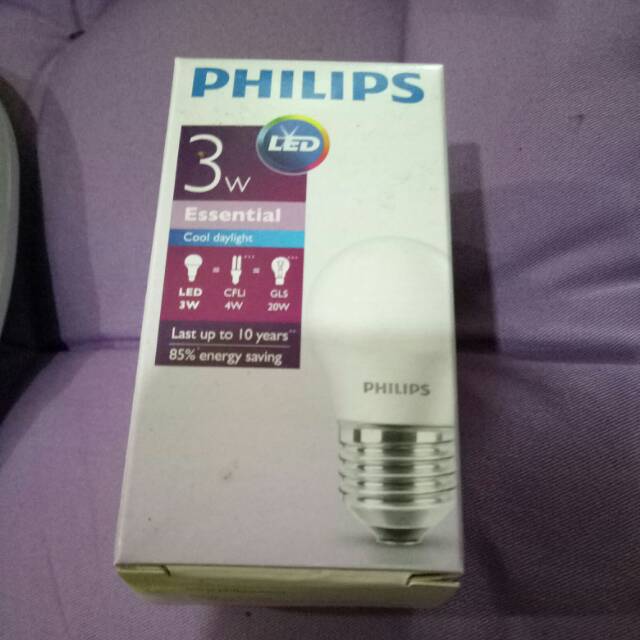Jual Lampu led Philips 3 watt hemat energi tahan lama | Shopee Indonesia
