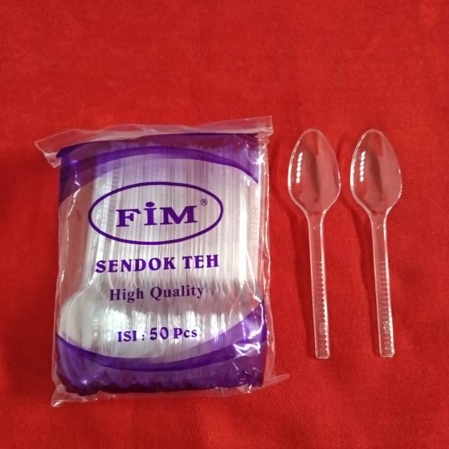 Jual Sendok Teh /Sendok Kopi/Sendok Kecil/Sendok Plastik/Sendok Bening ...