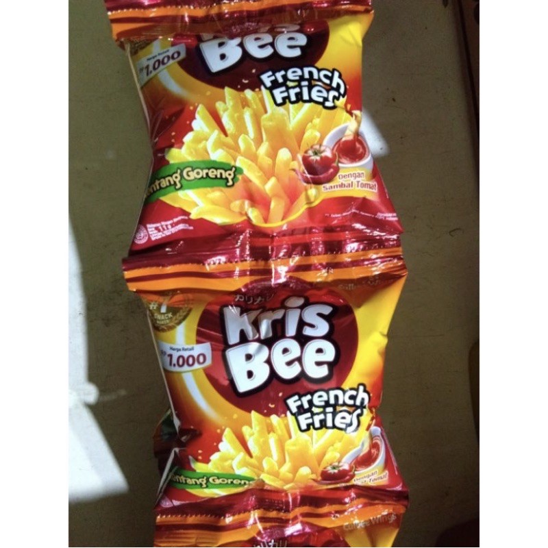 Jual krisbee French fries renceng isi 10 / Kris Bee renceng | Shopee ...