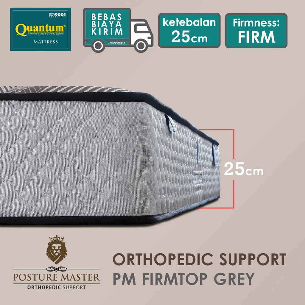 Jual Quantum Kasur Orthopedic Posture Master Firmtop - Spring Bed ...