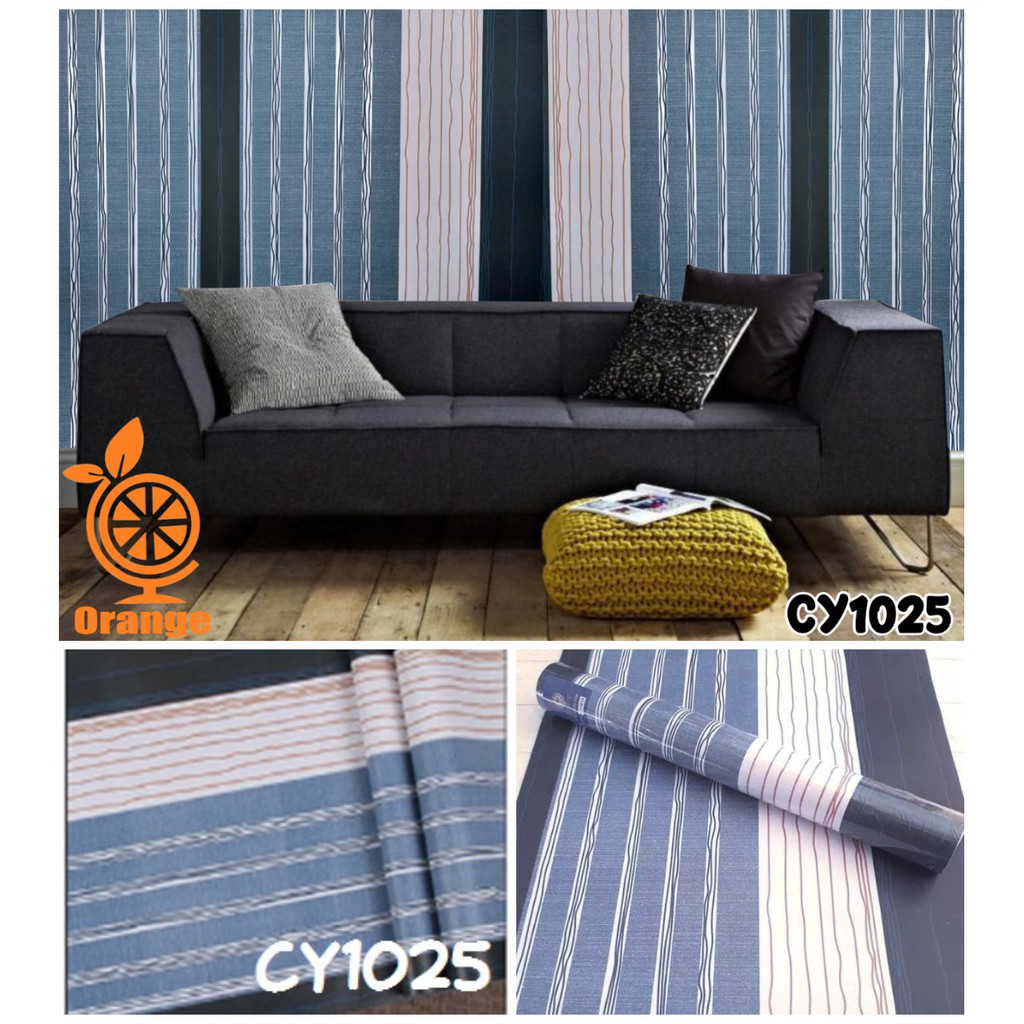 Jual Wallpaper Dinding Aesthetic Premium PVC Wallsticker Uk 45cm x 8 ...