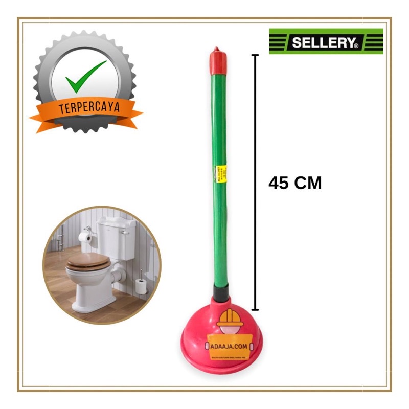 Jual Alat Penyedot Pompa Sedot Dorong WC Vacum Karet Toilet Mampet ...