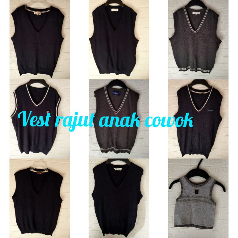 Jual vest rajut anak cowok pe el | Shopee Indonesia