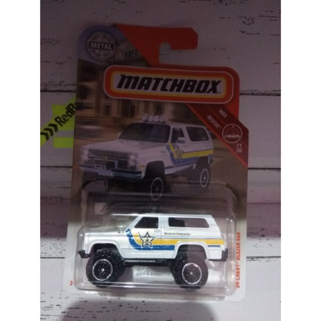 Jual matchbox 89 chevy blazer 4x4 putih | Shopee Indonesia