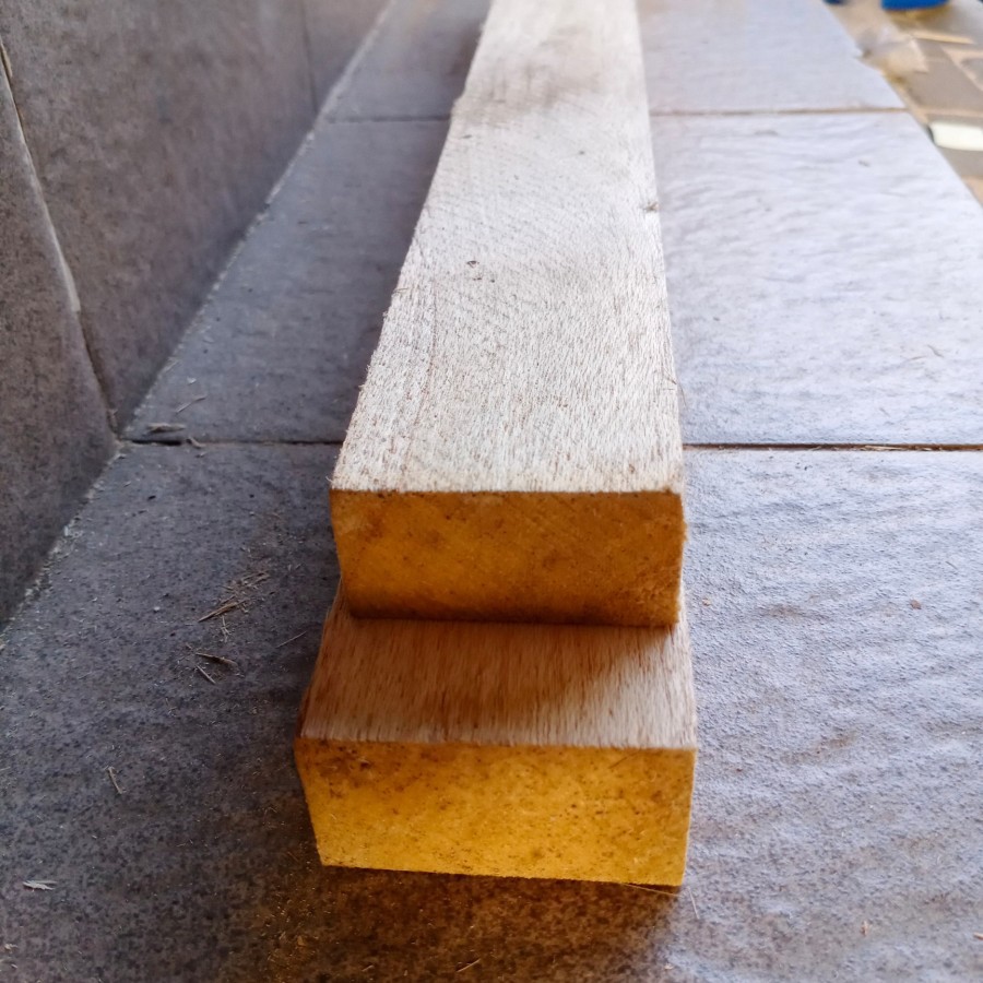 Jual Kayu Balok 35mm 3.5cm x 6cm x 30cm kayu reng DIY craft Kayu Keras ...
